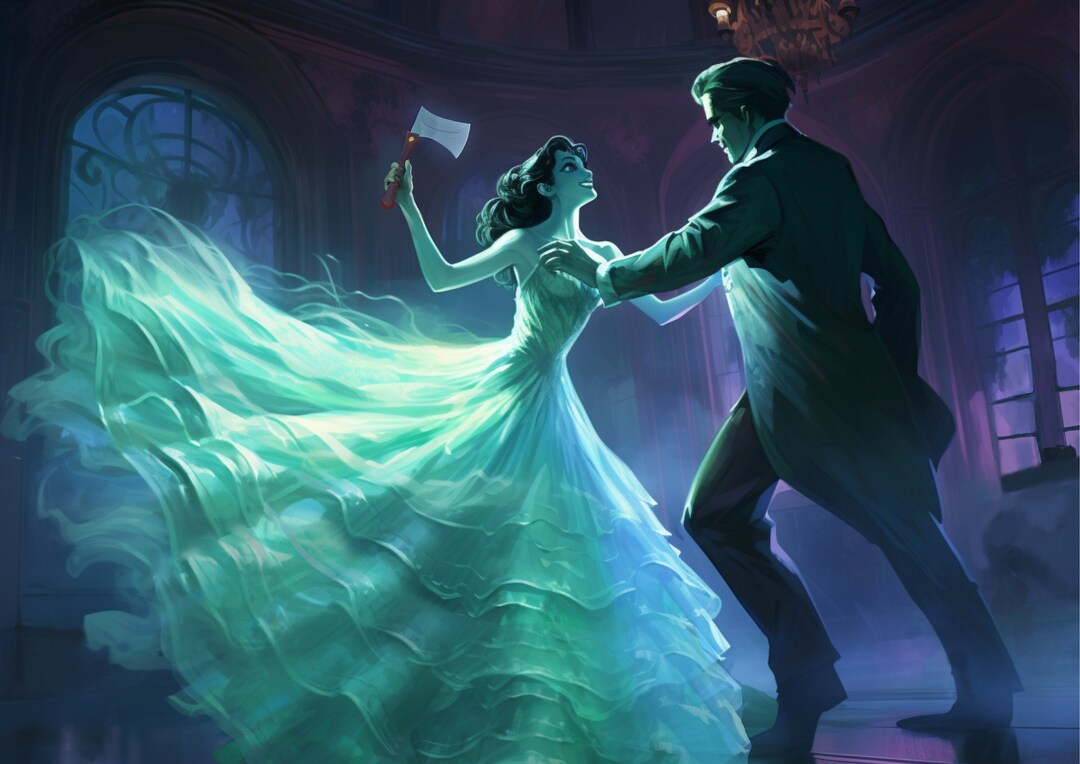 Haunted Mansion - Constance Hatchaway - Fine Art Print on Glossy Poster ...