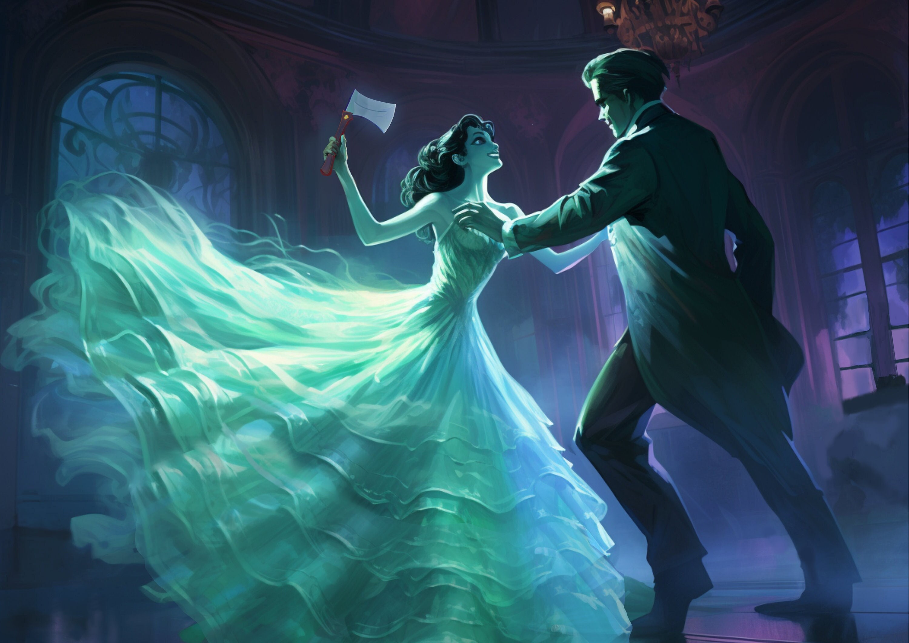 Haunted Mansion Constance Hatchaway Fine Art Print on - Etsy