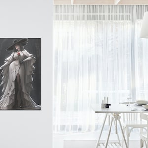 Lady Dimitrescu, Resident Evil Inspired Poster - Glossy Poster Paper A3 ...