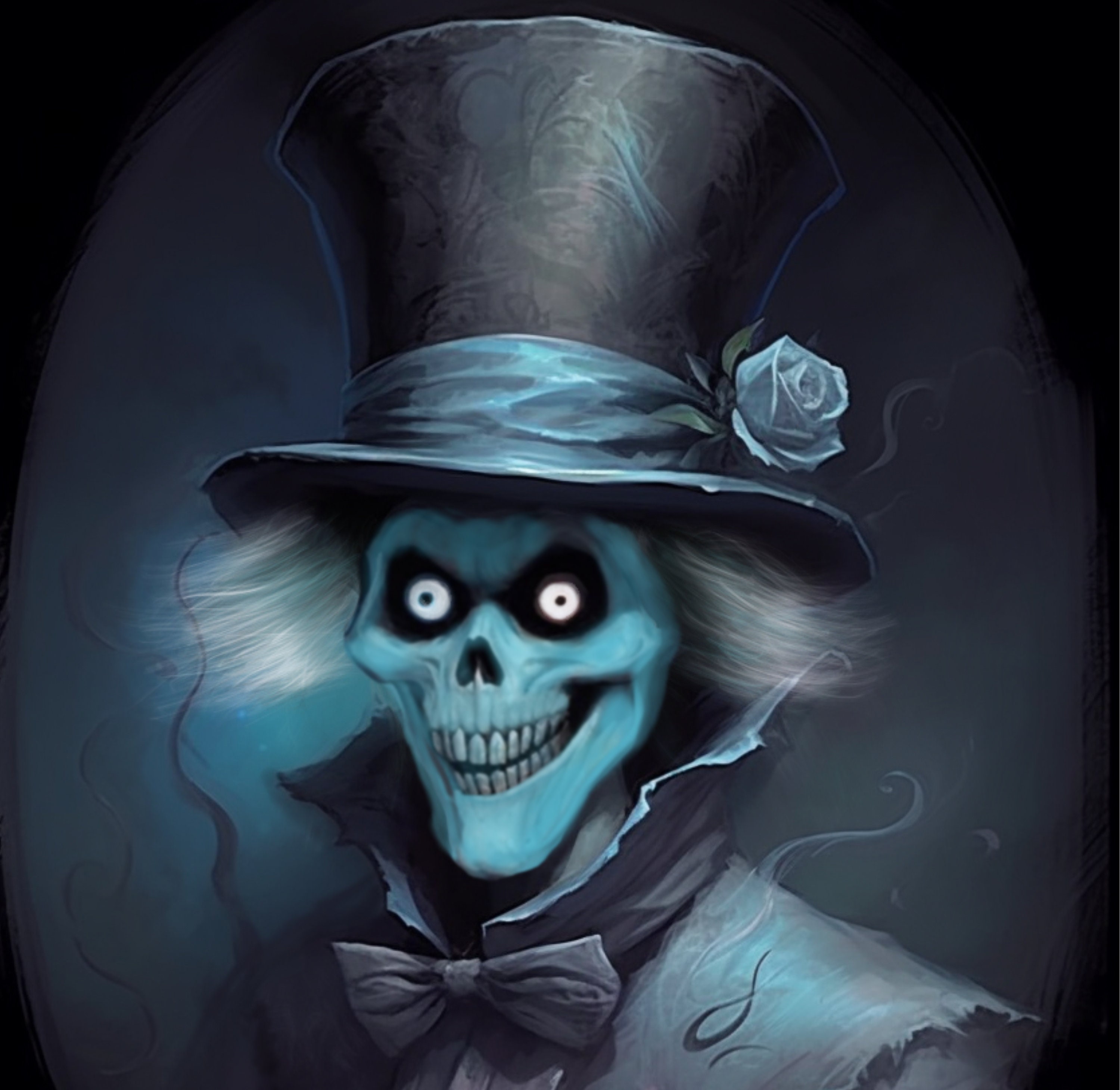 Hatbox Ghost Inspired by the Haunted Mansion - Glossy Poster Paper A3 ...