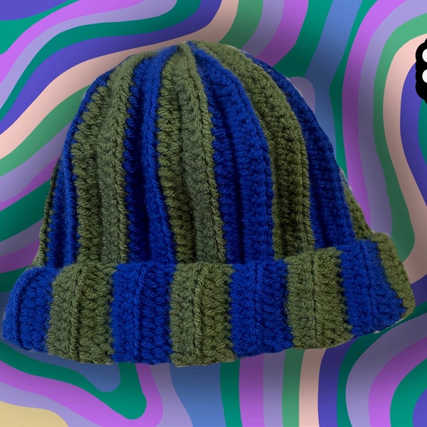 Striped Beanie - Etsy