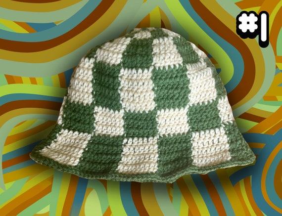 Checkered Bucket Hat Assorted Colors | Etsy
