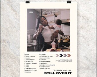 Over It Album Cover Poster | Etsy