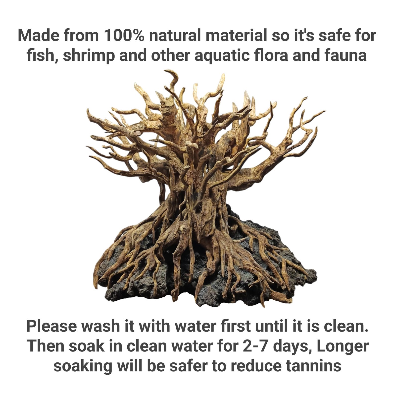 Natural Driftwood Stump, Bonsai Tree Stump, Natural Driftwood, Fish ...