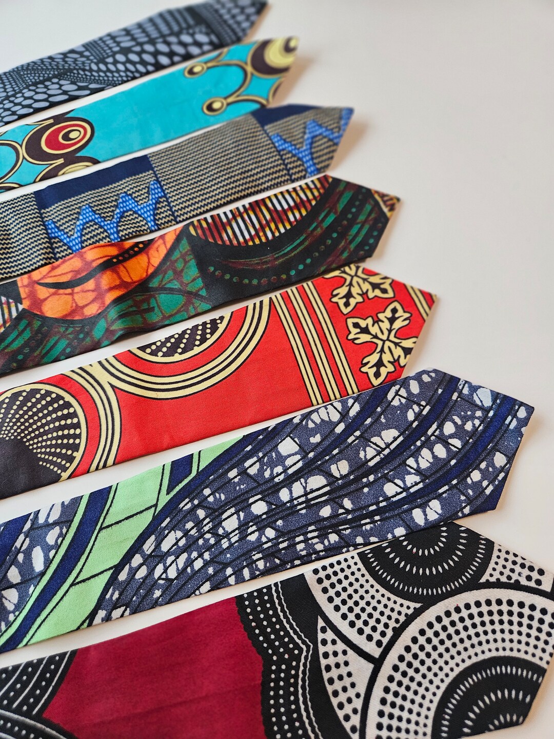 Handmade African Print Necktie: Ugandan Wax Fabric Tie - Etsy