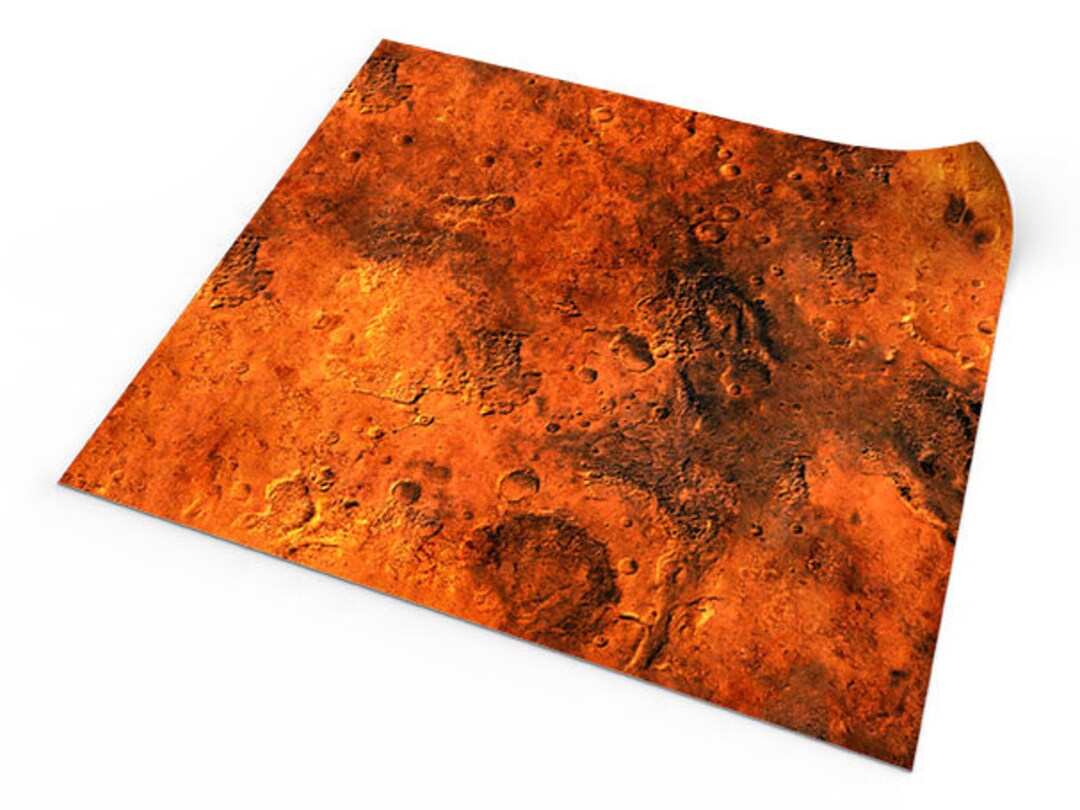 Mars 48x48 / 122x122 Cm Gaslands Rubber Mat for Battle Games - Etsy