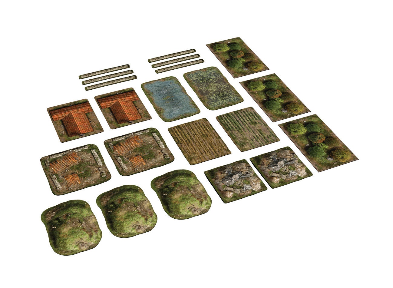 2D Terrain Tournament Set Compatible With the 9th Age - Etsy