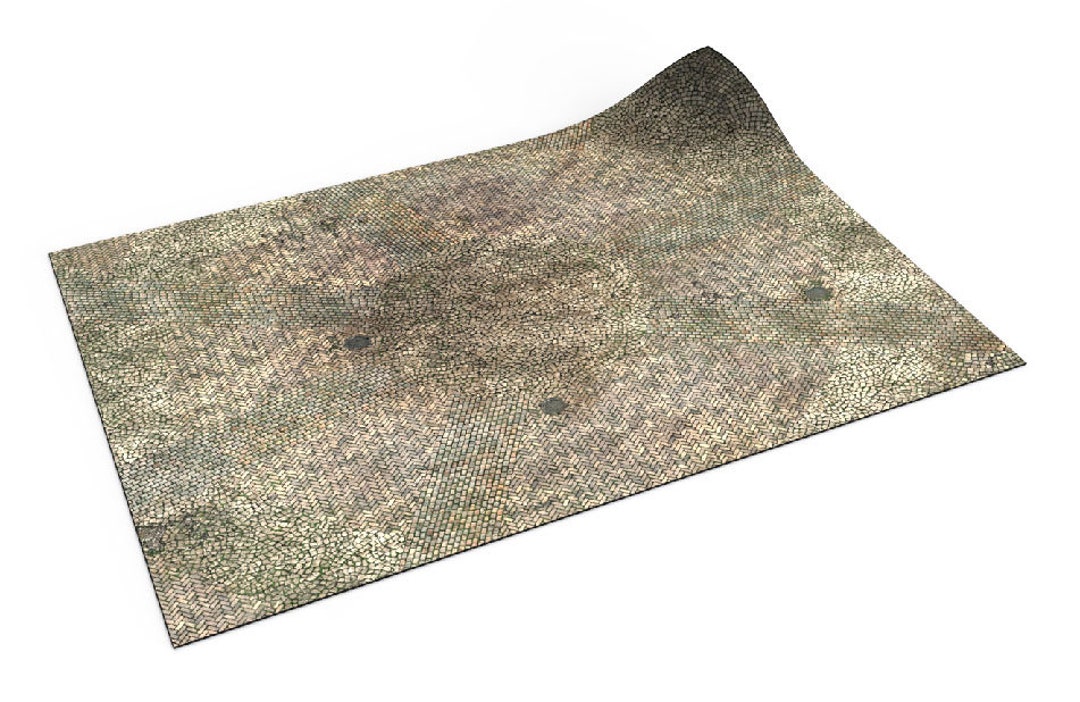 Paved Plaza 30"x22" / 76x56 Cm - Warhammer: Warcry - Rubber Mat for ...