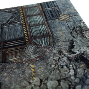Fallen City 72"x48" / 183x122 Cm - Rubber Mat for Battle Games ...