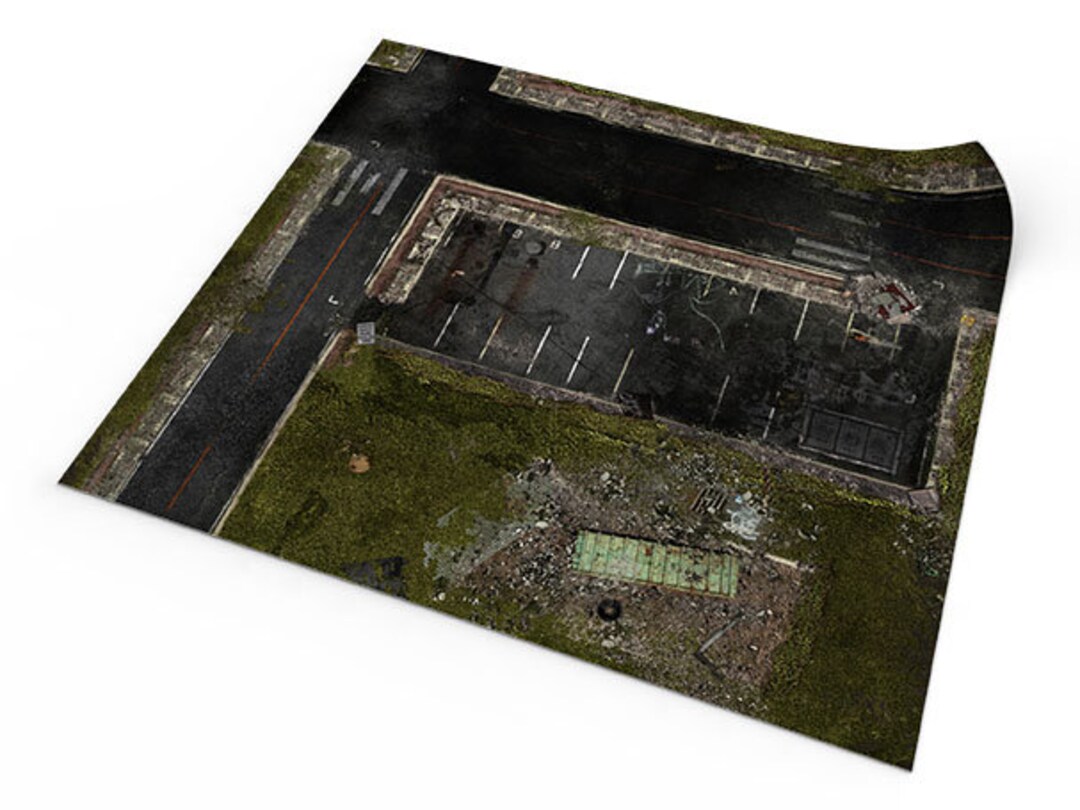 Suburbs 48x48 / 122x122 Cm Batman Miniature Game Rubber Mat for Battle ...