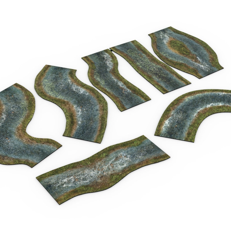River Terrain for Wargaming - Etsy UK