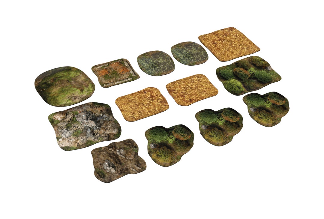 2D Terrain Tournament Set Compatible With Saga (unofficial, Unlicensed ...