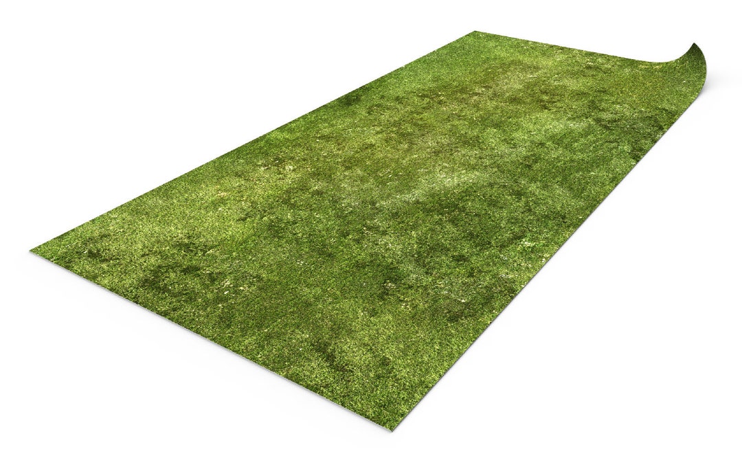 Heroic Grass 72x36 / 183x91,5 Cm Runewars Rubber Mat for Battle Games ...