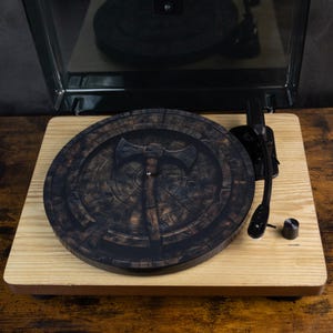 Slip Mat - Rubber Record Mat "hand Axe" - Turntable, Gramophone Mat 30 ...