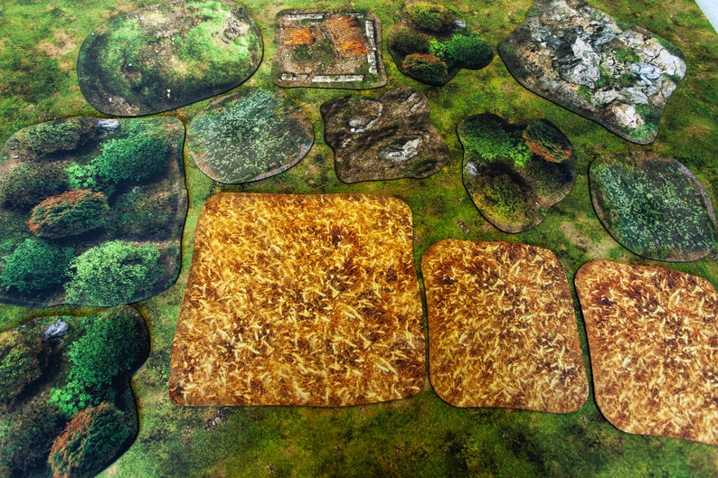 2D Terrain Tournament Set Compatible With Saga (unofficial, Unlicensed ...