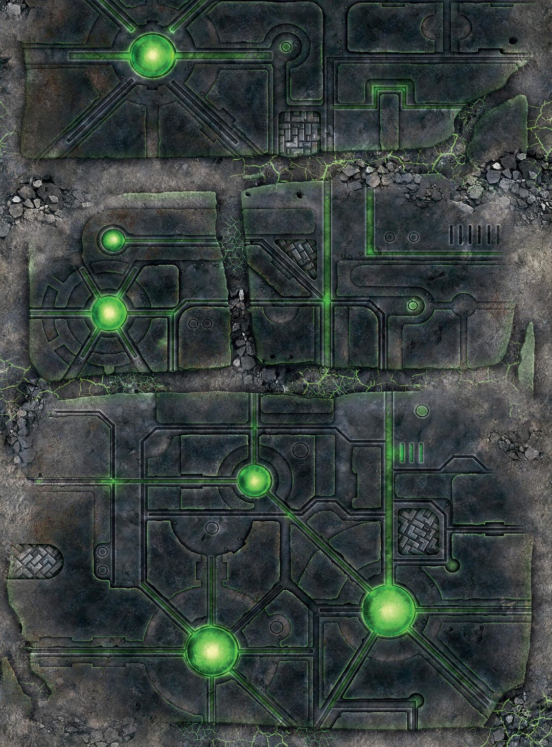 Deathworld Tomb 44”x60” / 112x152 Cm - Single-sided Rubber Mat ...