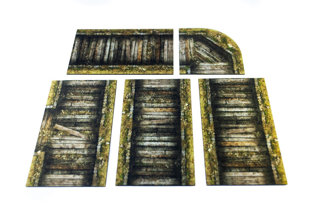 2D Terrain - Trenches Compatible With Warhammer and Other Miniature ...