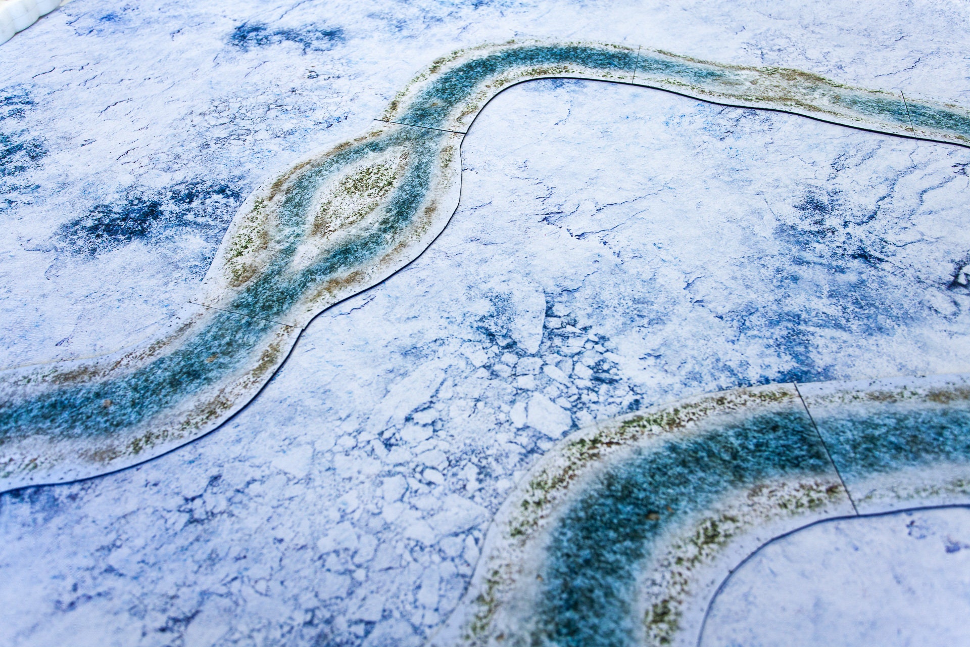 2D Modular Rivers Set Winter - Etsy