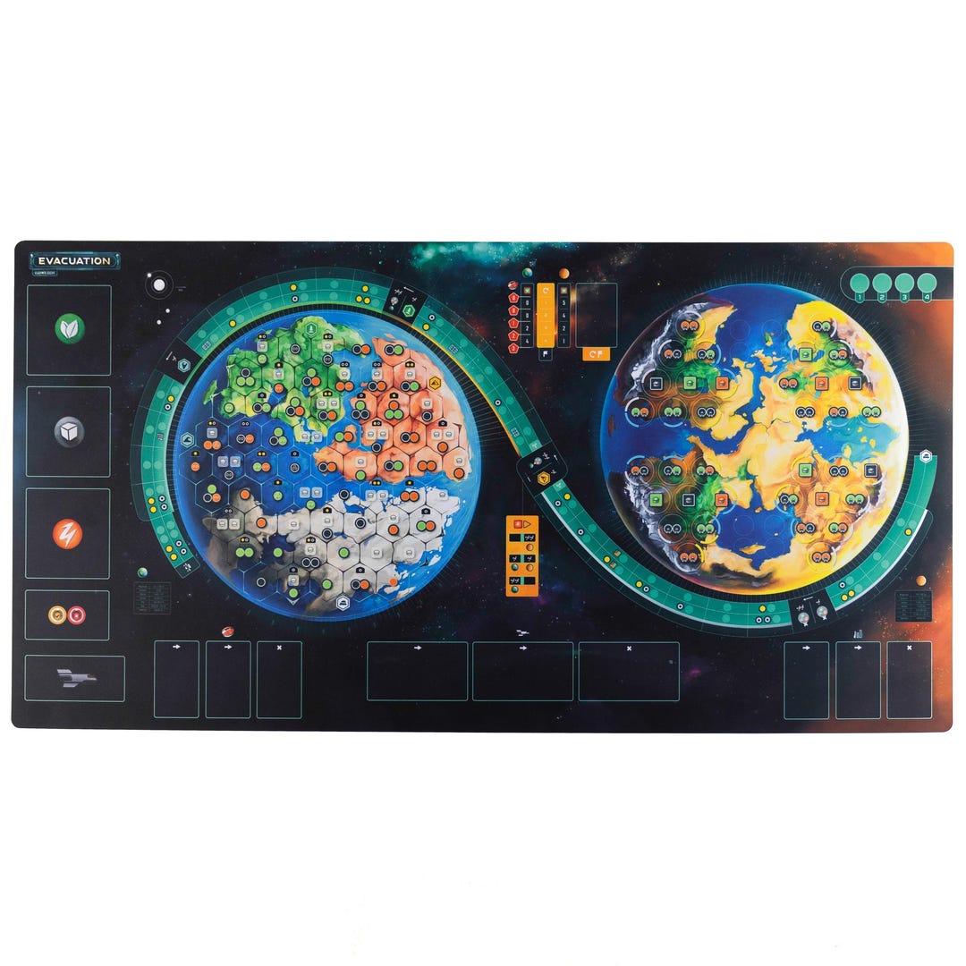 Evacuation - Official Game Mat 96 X 49,7 Cm / 37,8" X 19,5" - Etsy