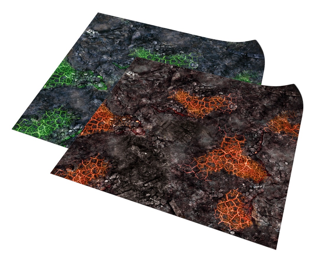 Blight Battlefield 36”x36” / 91,5x91,5 Cm - Single-sided Rubber Mat - Etsy