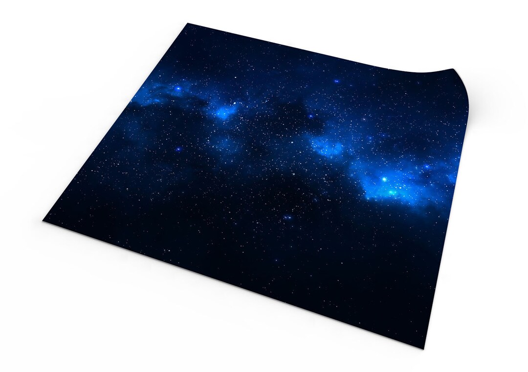 Blue Nebula 36"x36" / 91,5x91,5 Cm - Battlestar Galactica - Rubber Mat ...