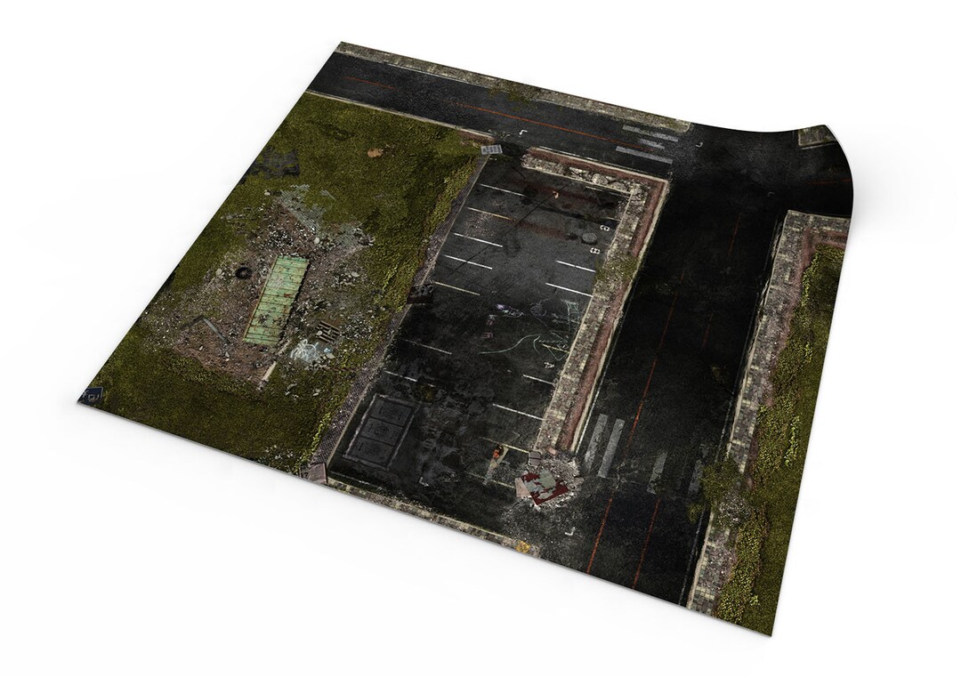 Suburbs 36x36 / 91,5x91,5 Cm Batman Miniature Game Rubber Mat for ...