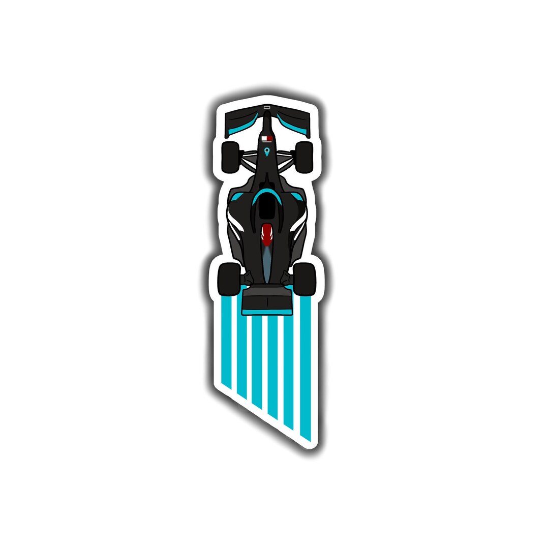 Mercedes F1 Vinyl Sticker - Etsy