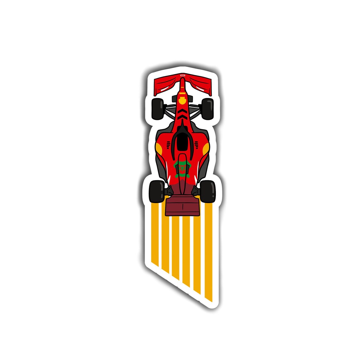 Ferrari F1 Vinyl Sticker - Etsy