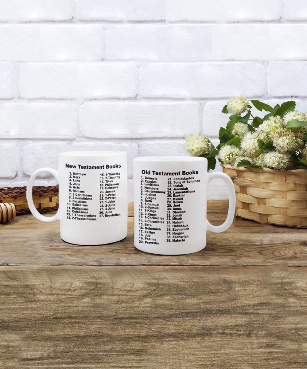 The Books of the Bible, Old Testament, New Testament, 66 Books - Etsy