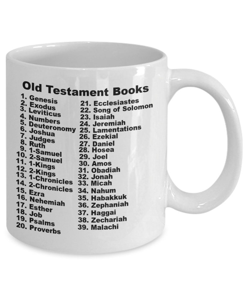 The Books of the Bible, Old Testament, New Testament, 66 Books - Etsy
