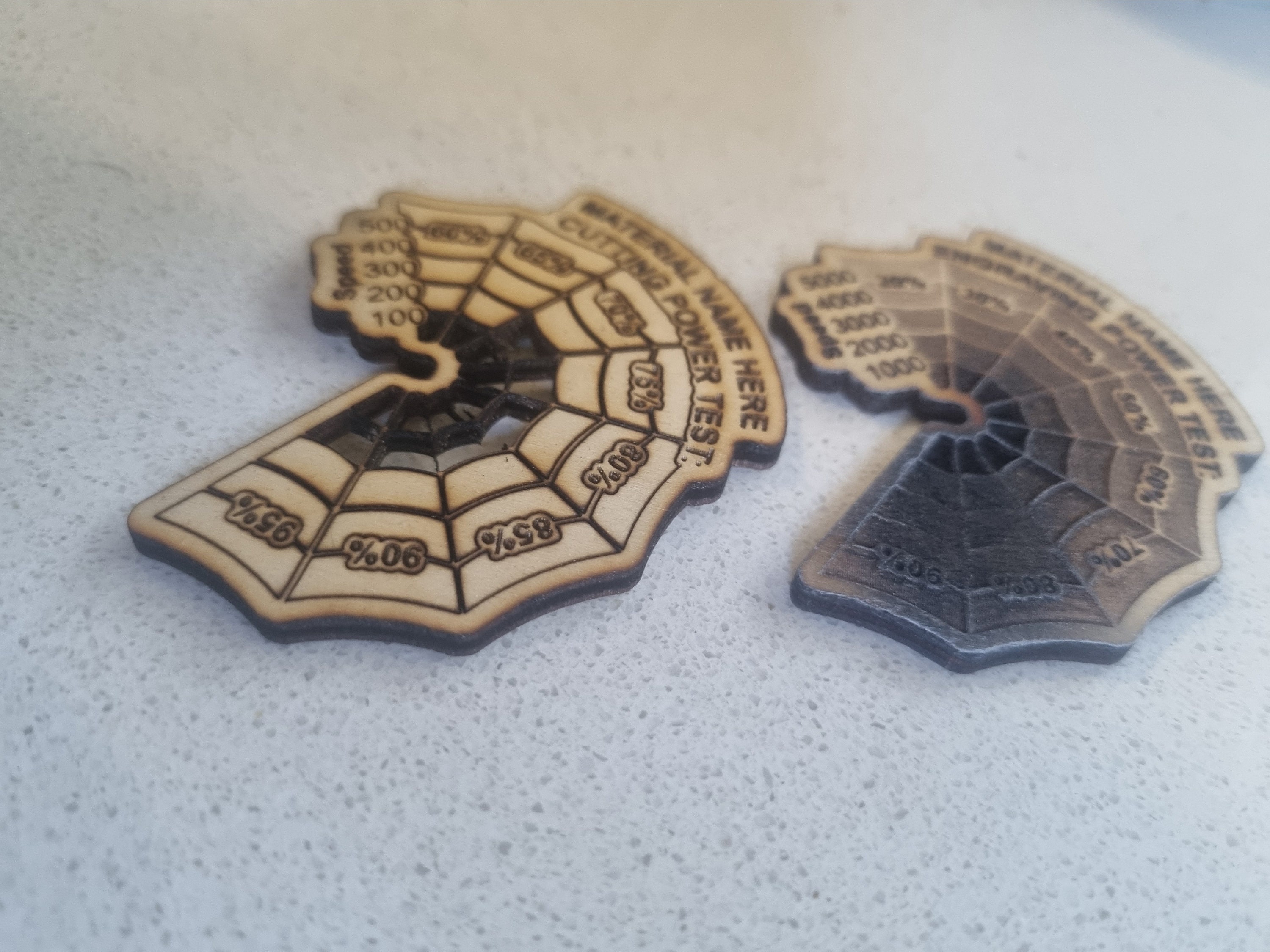 Spider Web Laser Engraving and Cutting Test LIGHTBURN File Customisable ...