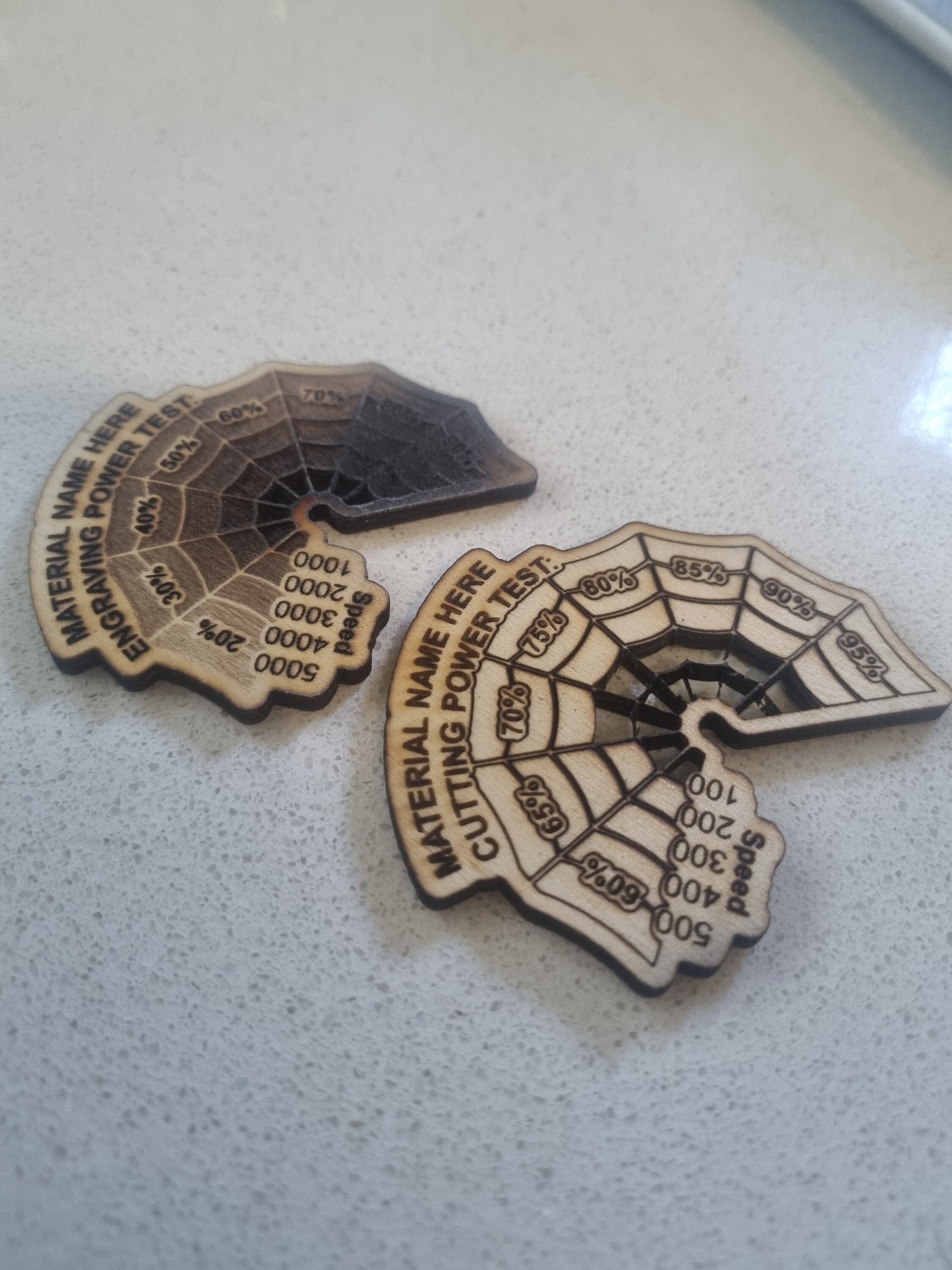 Spider Web Laser Engraving and Cutting Test LIGHTBURN File Customisable ...