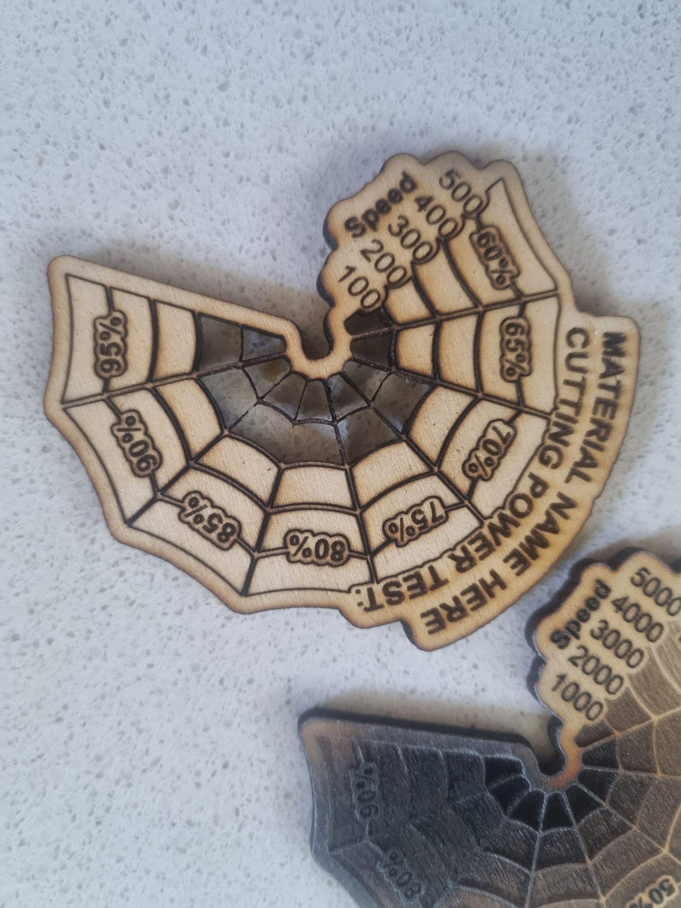 Spider Web Laser Engraving and Cutting Test LIGHTBURN File Customisable ...