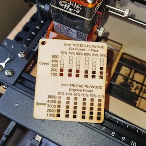 Customizable Laser Engraving and Cutting Test File - Etsy