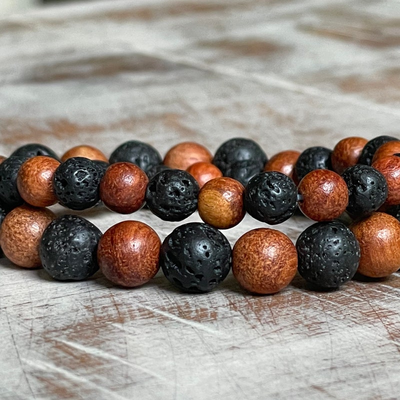 Lava Bead Bracelet - Etsy