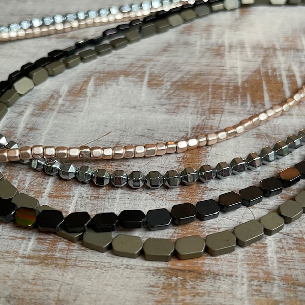 Hematite Necklaces - Etsy