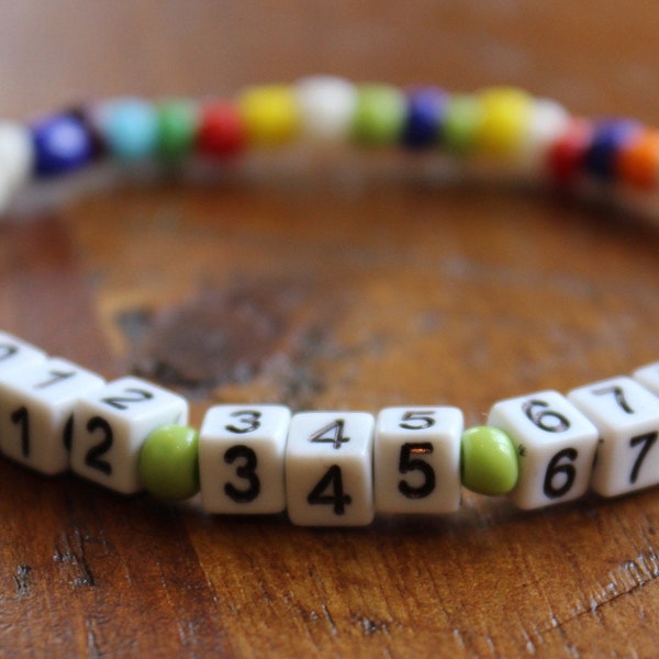 Number Bracelet - Etsy