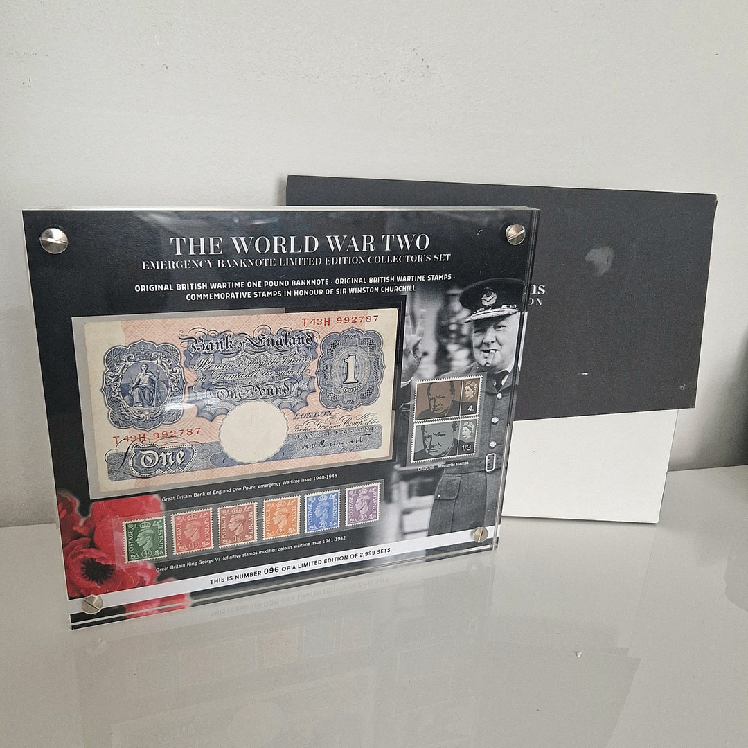 The WWII Emergency Banknote and Stamp Limited Edition Set - Etsy