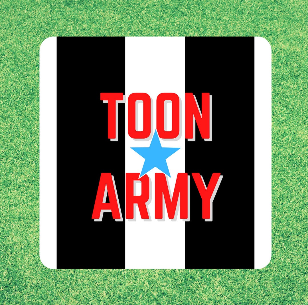 Toon Army Newcastle Coaster - Etsy