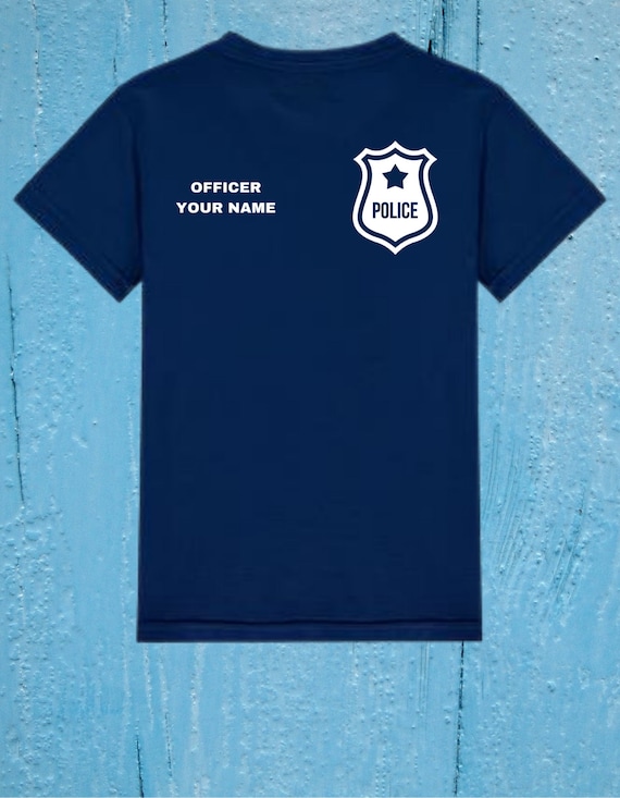 Kids Personalised Police Officer T Shirt | Etsy