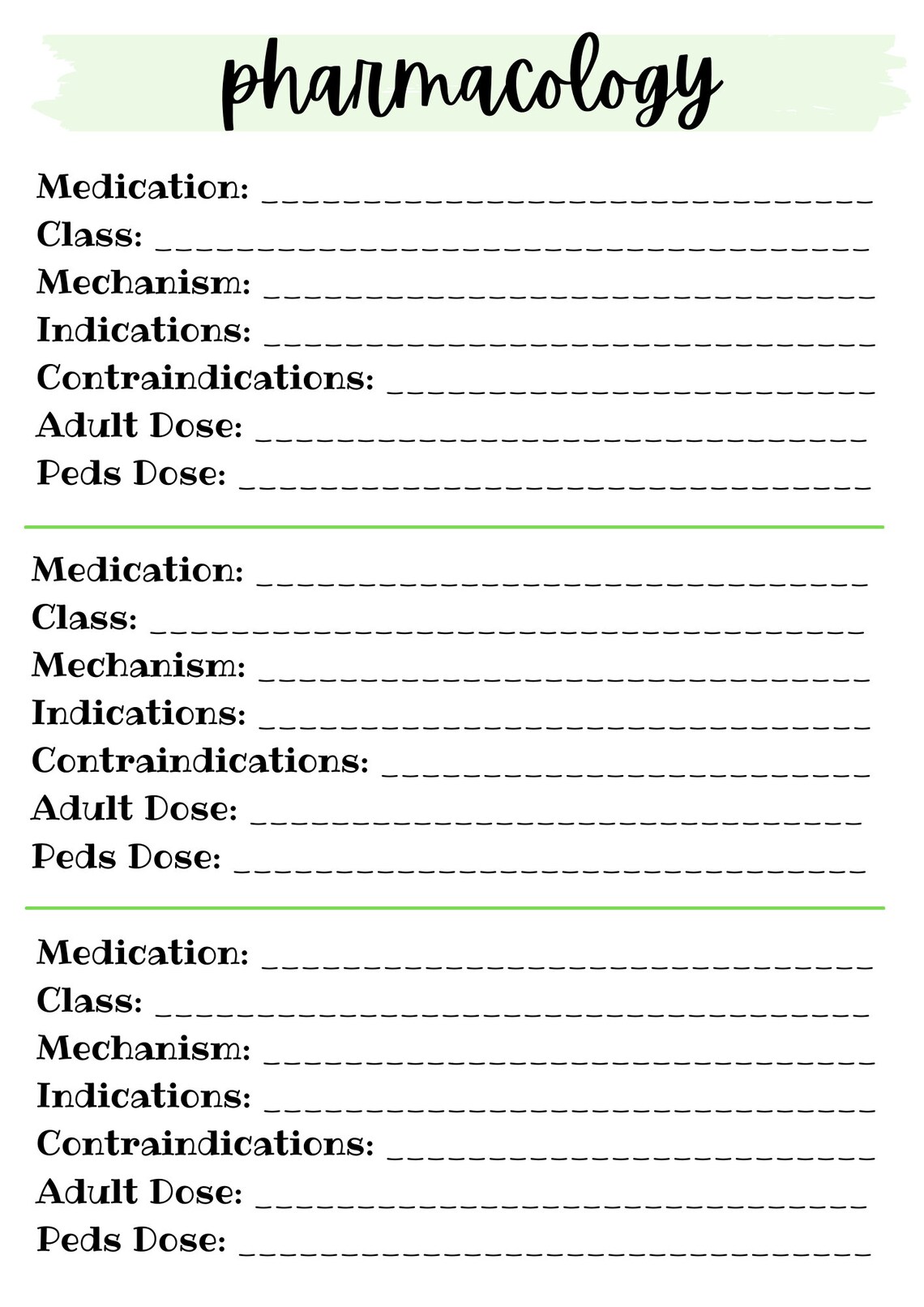 Paramedic School Study Bundle - Etsy