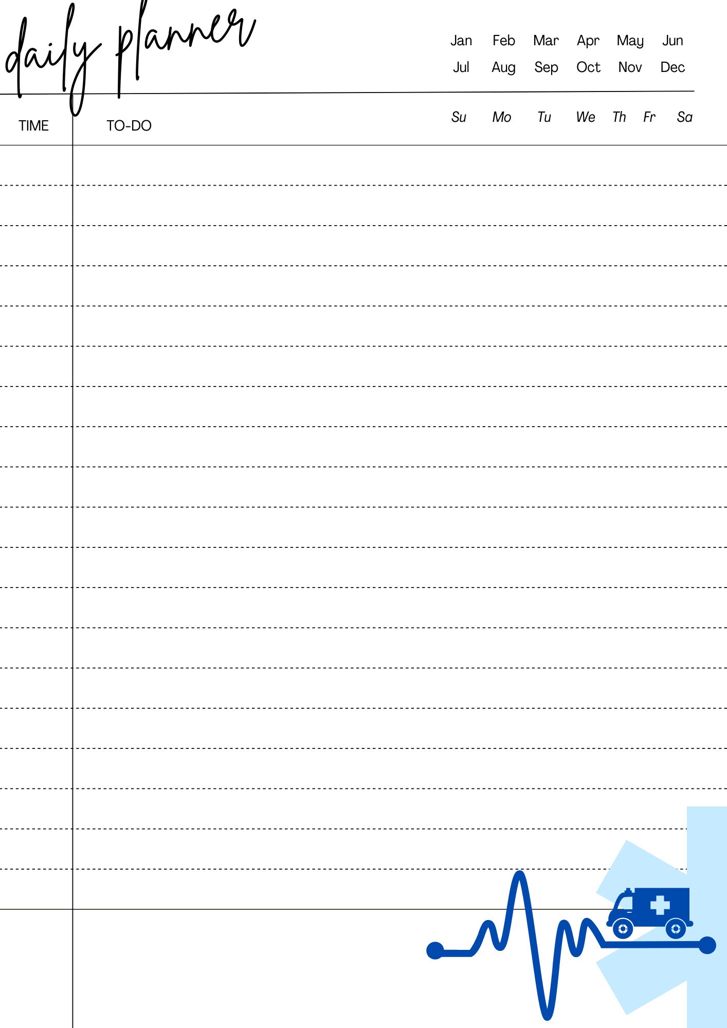 Paramedic Planner--printable Planner - Etsy