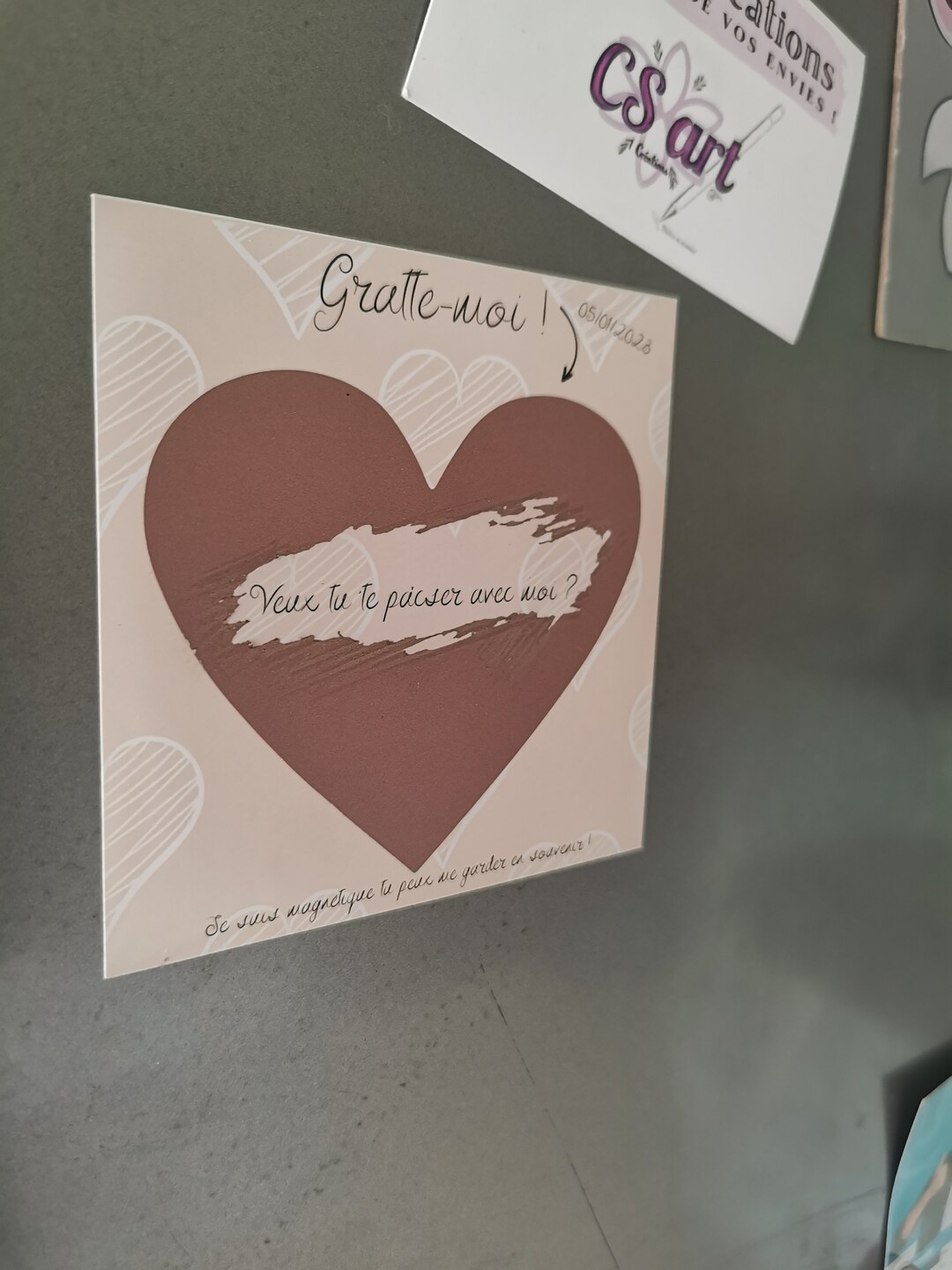 Customizable Scratch Magnet, Original Request, Pregnancy Announcement ...