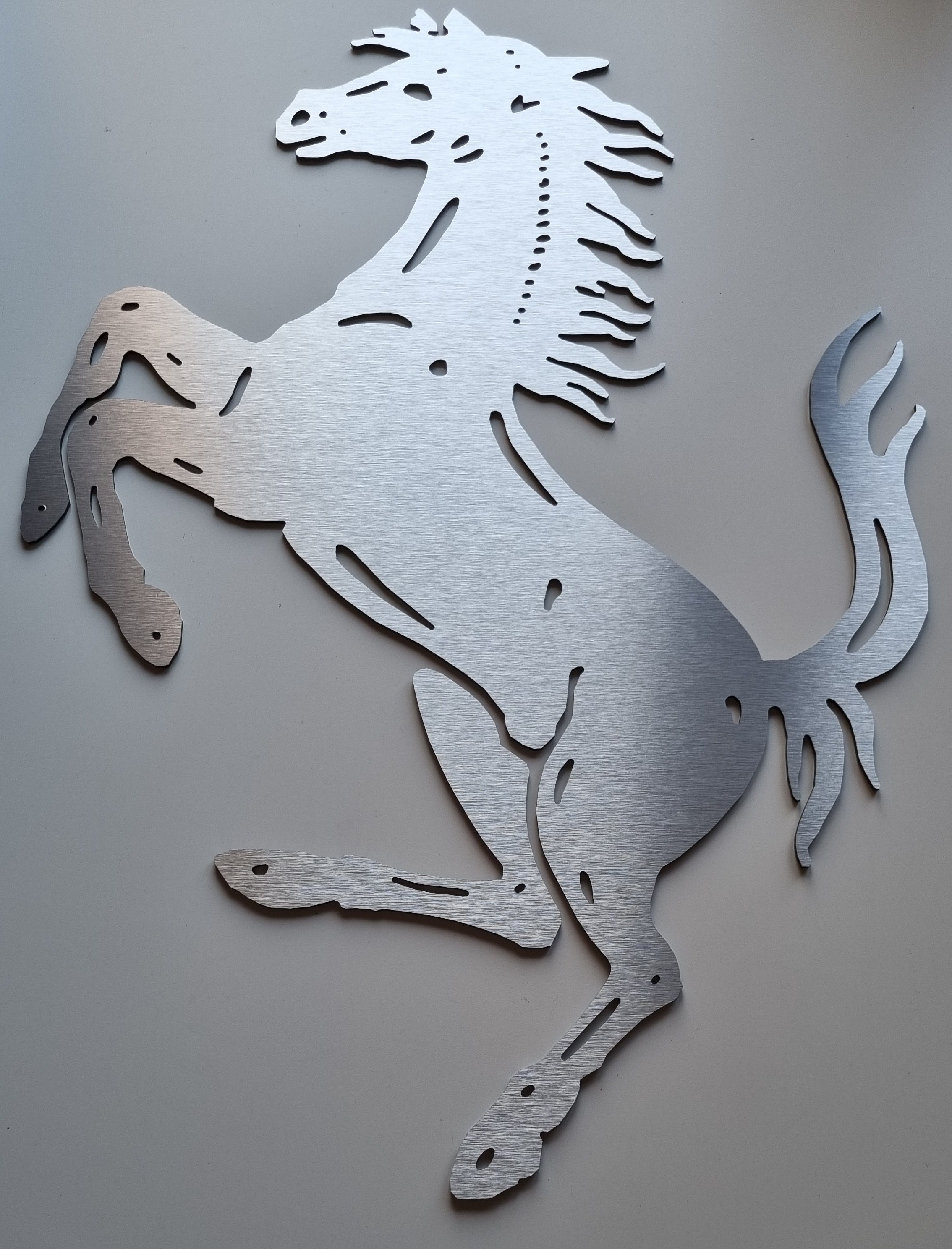 Ferrari Cavallino Aluminium Garage Wall Sign - Etsy
