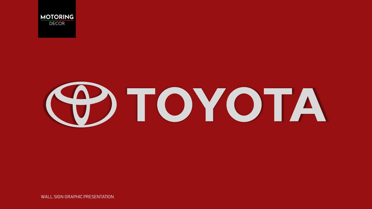 Toyota Aluminium Garage Wall Sign - Etsy