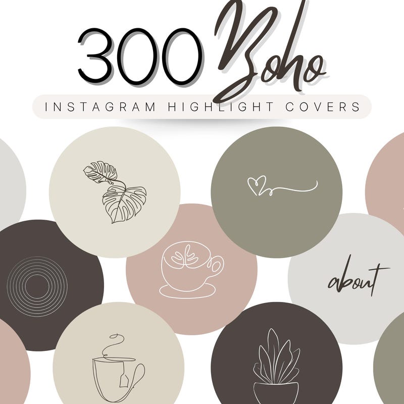 Instagram Highlights Covers - Etsy