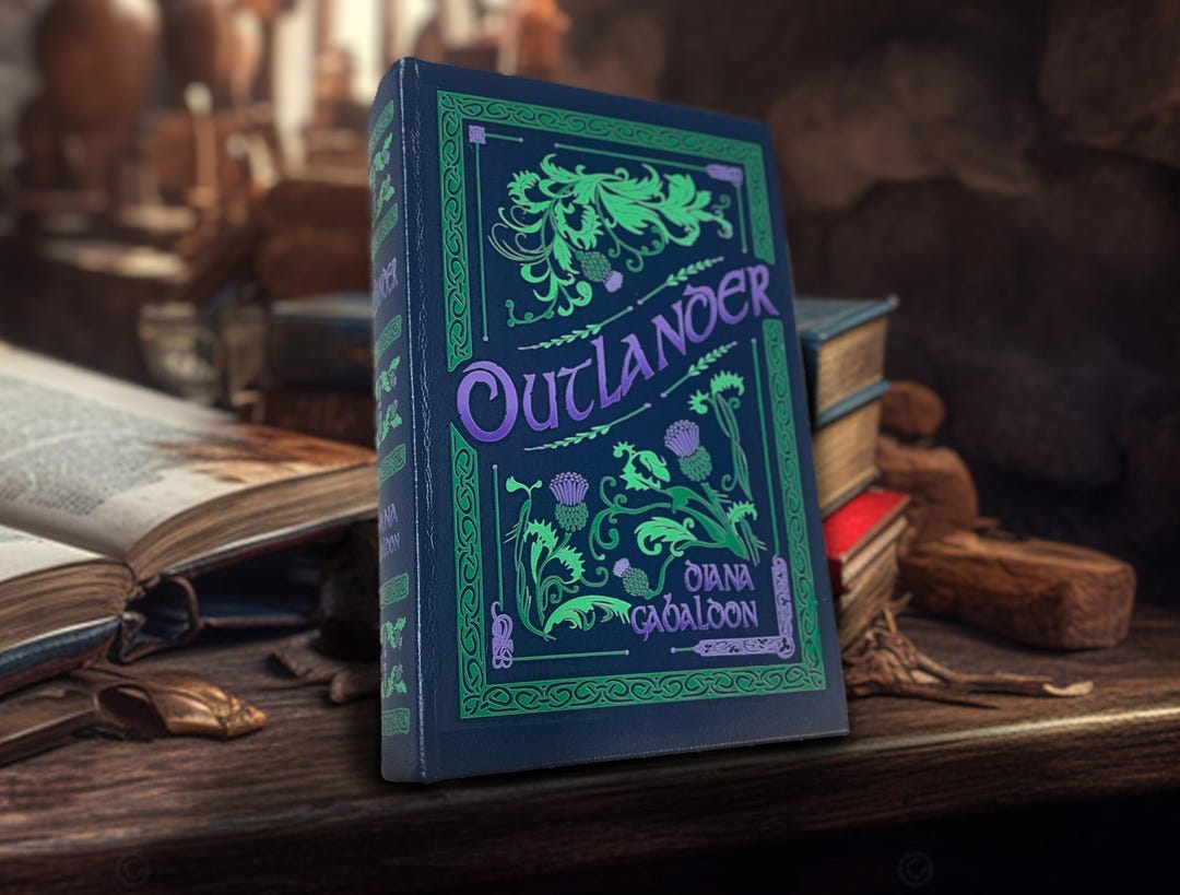 Outlander, Hand Rebound Book, Leather Bound Handmade, Gift Made to ...