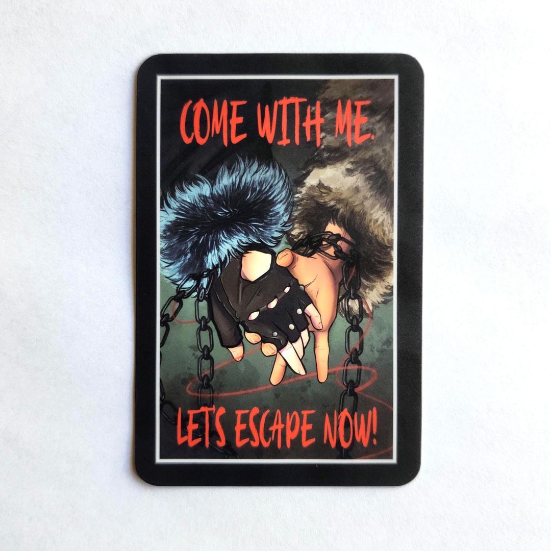 SKZ HYUNJIN & CHAN | "escape" Sticker | Matte Waterproof Vinyl Kpop ...