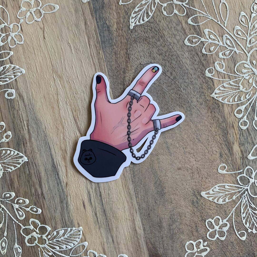 HAN | SKZ Stray Kids Hand Stickers | Matte Waterproof Vinyl Kpop ...