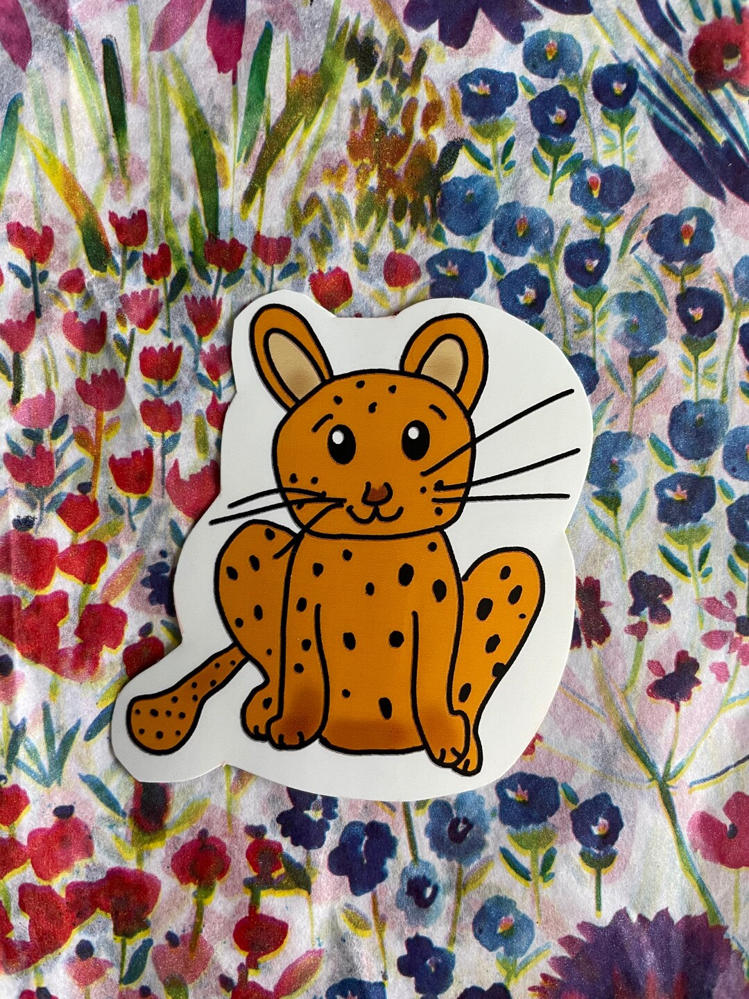 Cheetah Sticker - Etsy